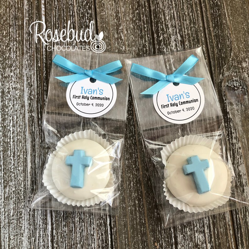 12 CROSS Chocolate Covered Oreo Cookie first Holy - Etsy