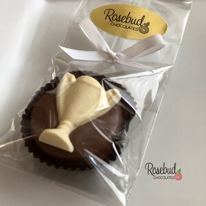 12 TROPHY Milk Chocolate Covered Oreo Cookie Favors Award Birthday ...
