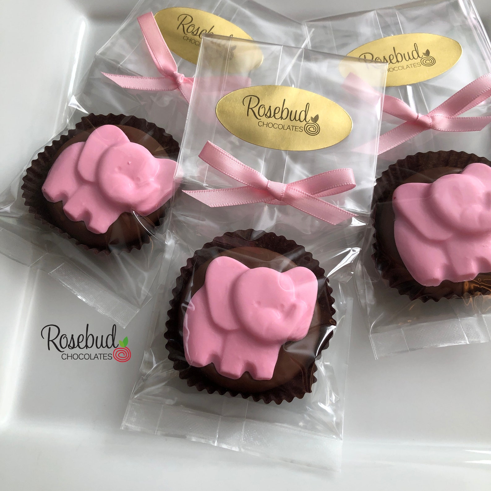 12 ELEPHANT Chocolate Covered Oreo Cookie Favors Baby Shower | Etsy