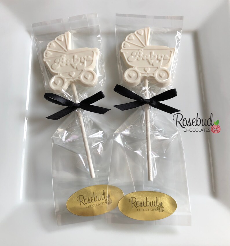 12 BABY Chocolate Lollipops Buggy Stroller Carriage Hearts - Etsy