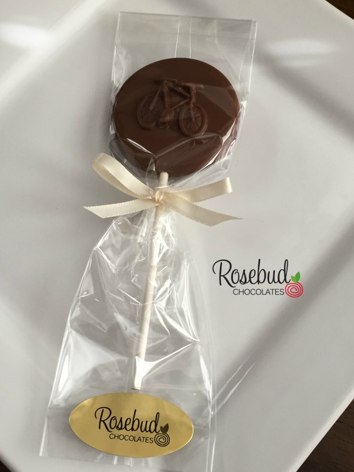 12 BICYCLE Chocolate Lollipop Candy Favors Bike Cyclist | Etsy