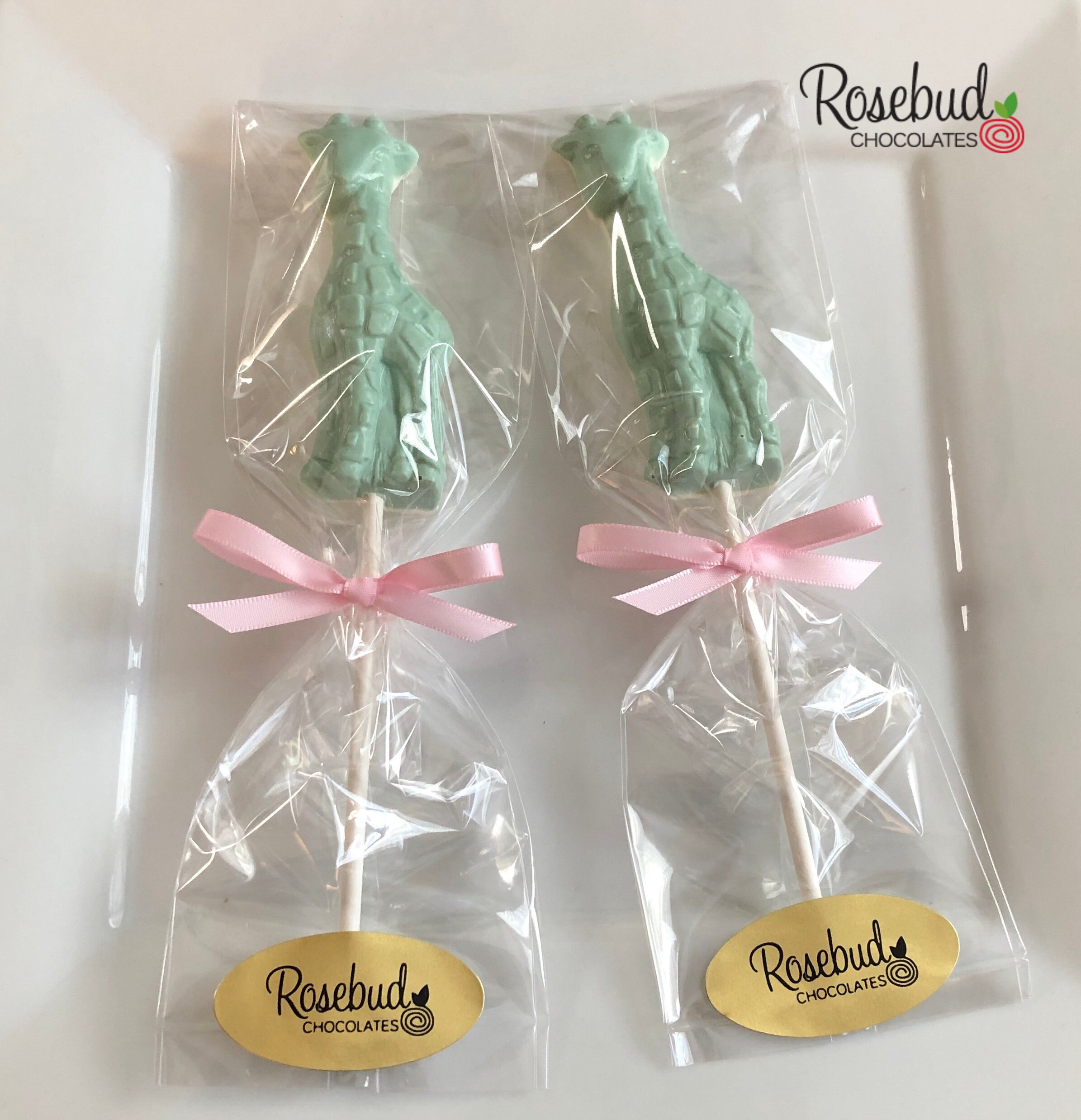 12 GIRAFFE Chocolate Lollipops Animal Jungle Birthday Party - Etsy
