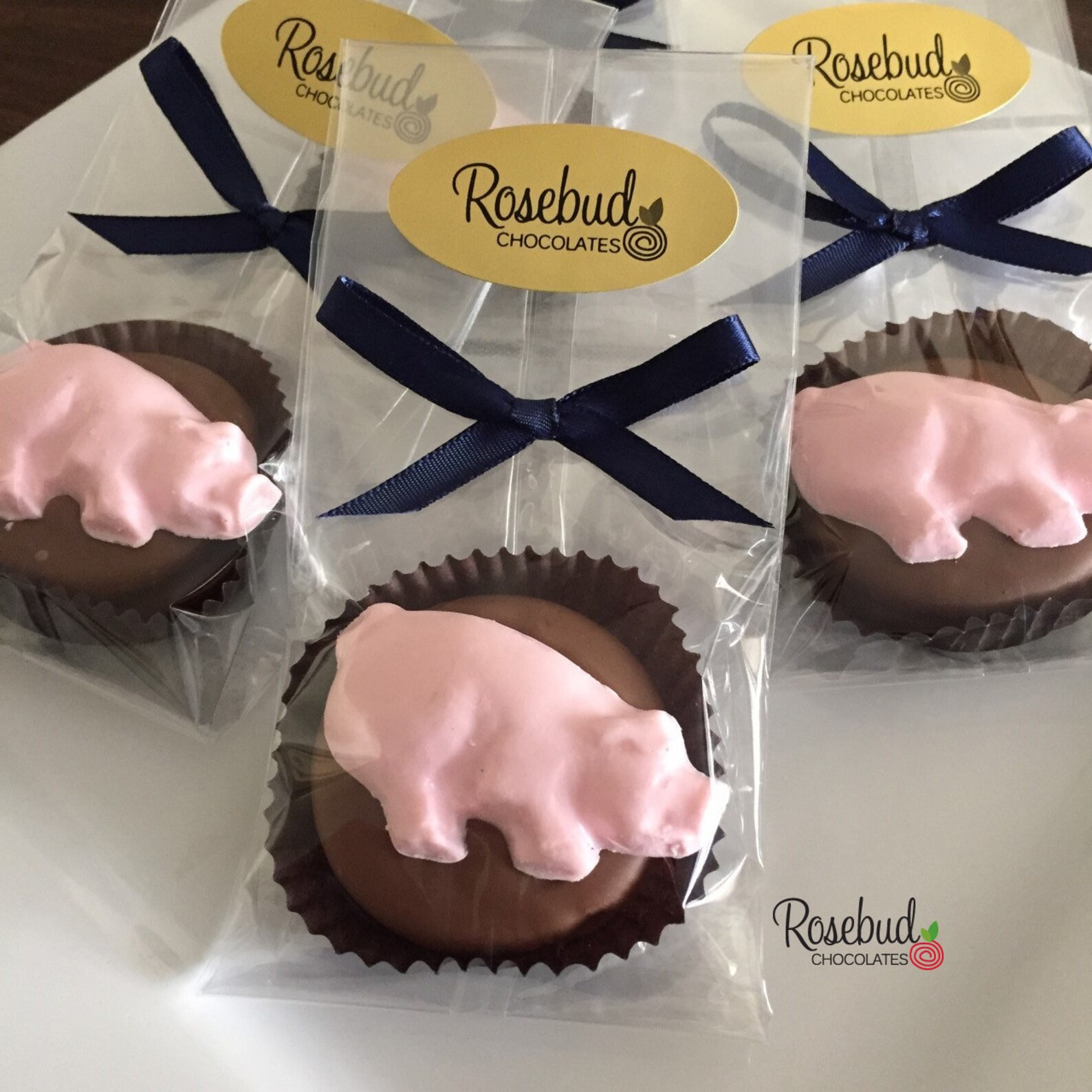 12 PIG Chocolate Covered Oreo Cookie Favors Barnyard Birthday - Etsy