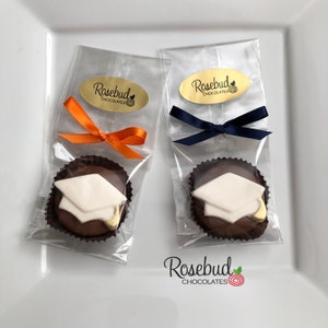 12 GRADUATION CAP Chocolate Covered Oreo Cookie Candy Party Favors ...