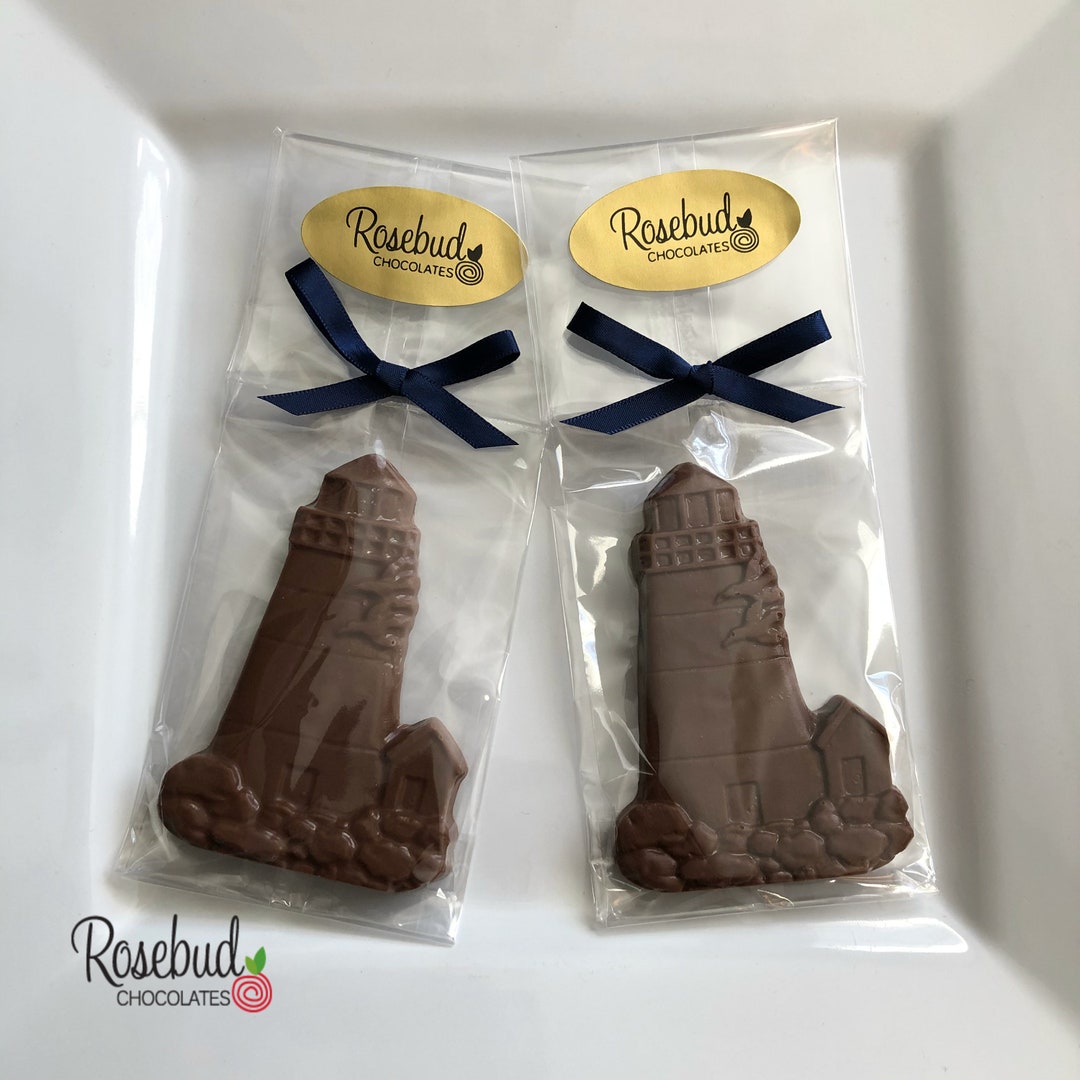 12 LIGHTHOUSE Chocolate Favors Wedding Beach Nautical Birthday Party ...