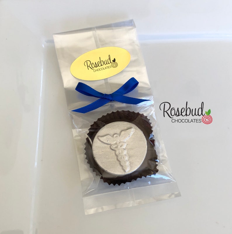 12 MEDICAL Caduceus Chocolate Oreo Cookie Party Favors Doctor Nurse ...