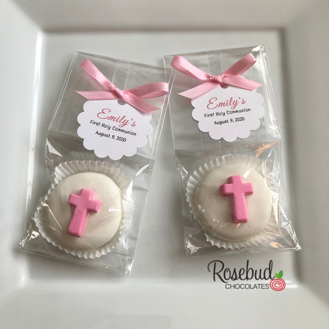 12 CROSS Chocolate Covered Oreo Cookie first Holy - Etsy