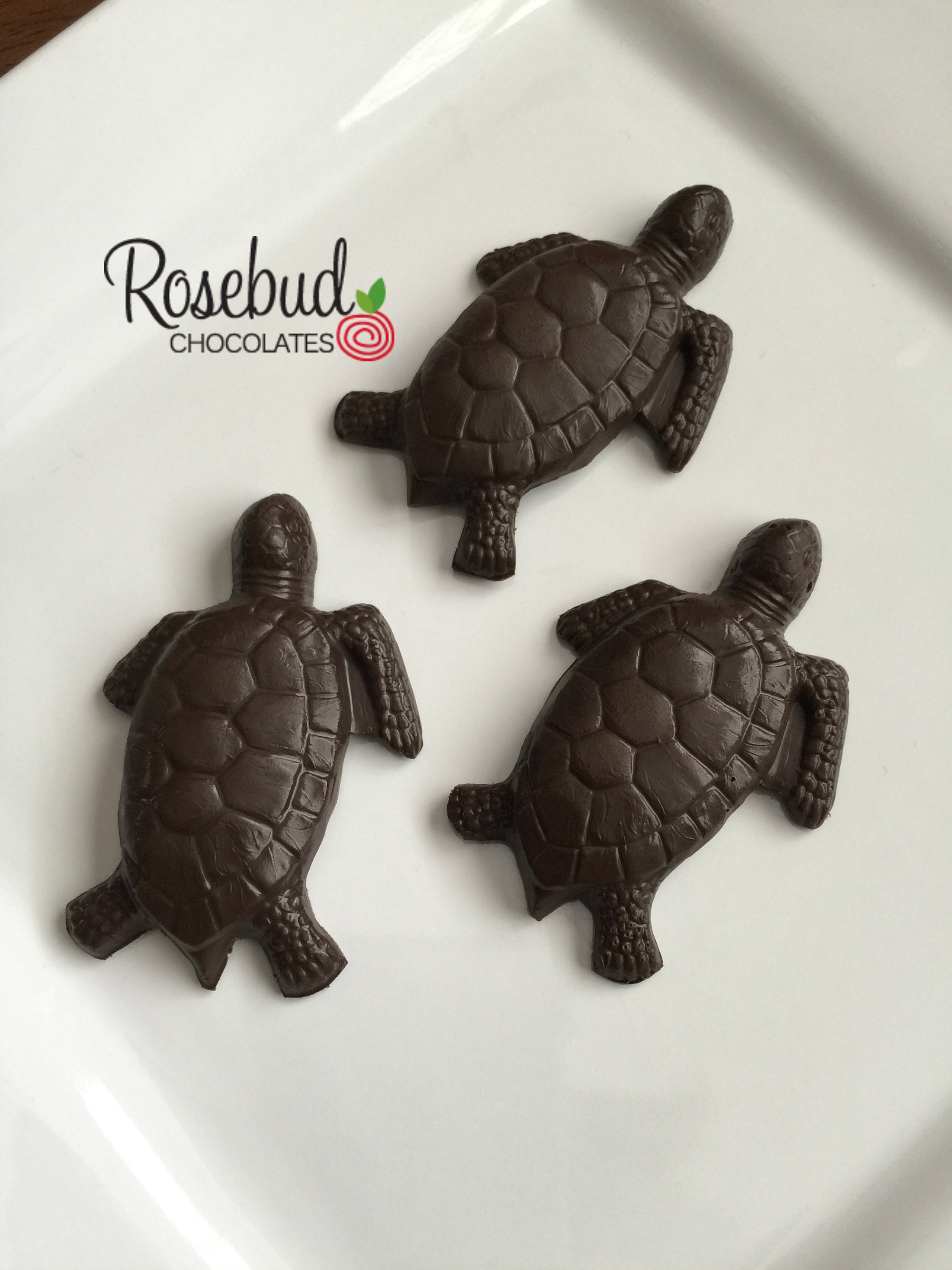12 SEA TURTLE Chocolate Candy Favors Beach Ocean Nautical Theme Wedding ...