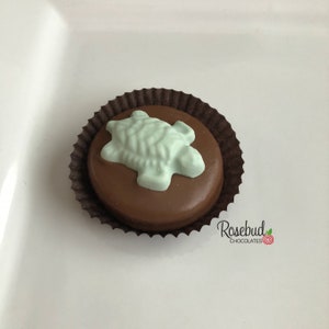12 TURTLE Chocolate Covered Oreo Cookie Favors Baby Shower Animal ...