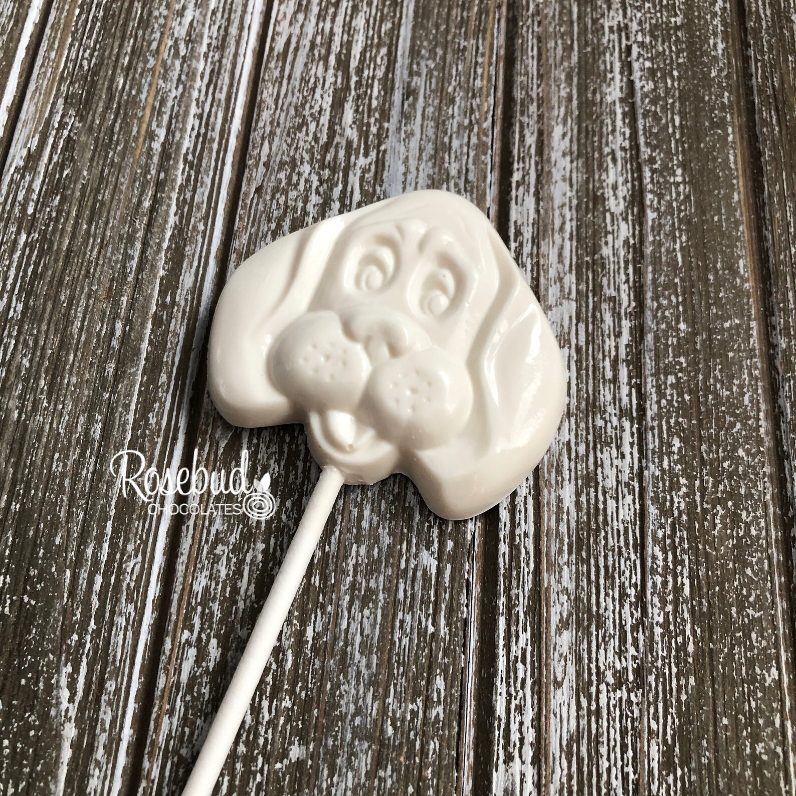 12 HOUND DOG Chocolate Lollipops Animal Birthday Party Favors Candy ...