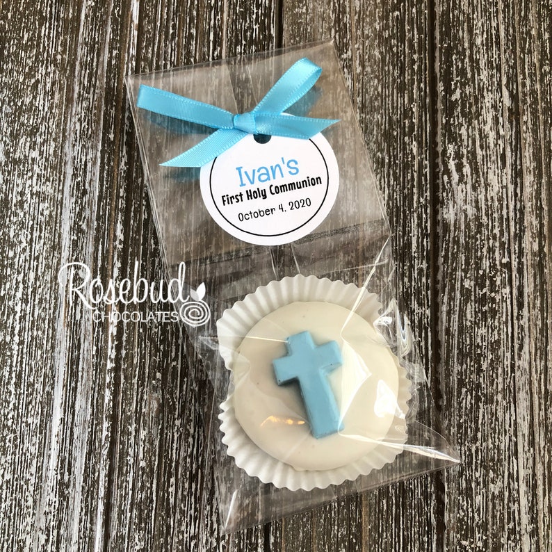 12 CROSS Chocolate Covered Oreo Cookie first Holy - Etsy