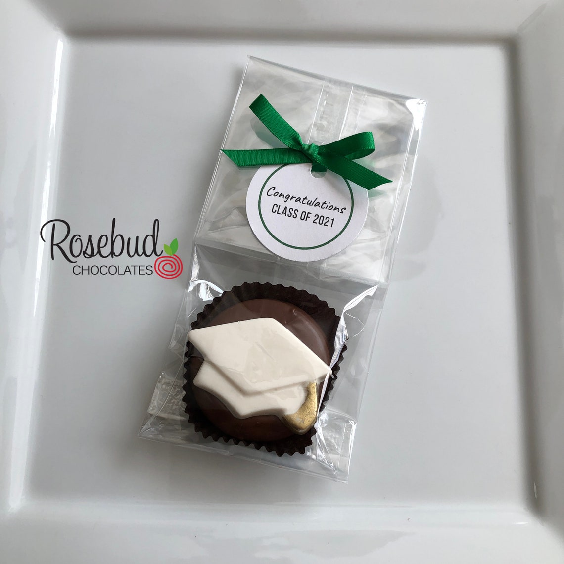 12 GRADUATION CAP Gold Tassel Chocolate Oreo Cookie Party - Etsy