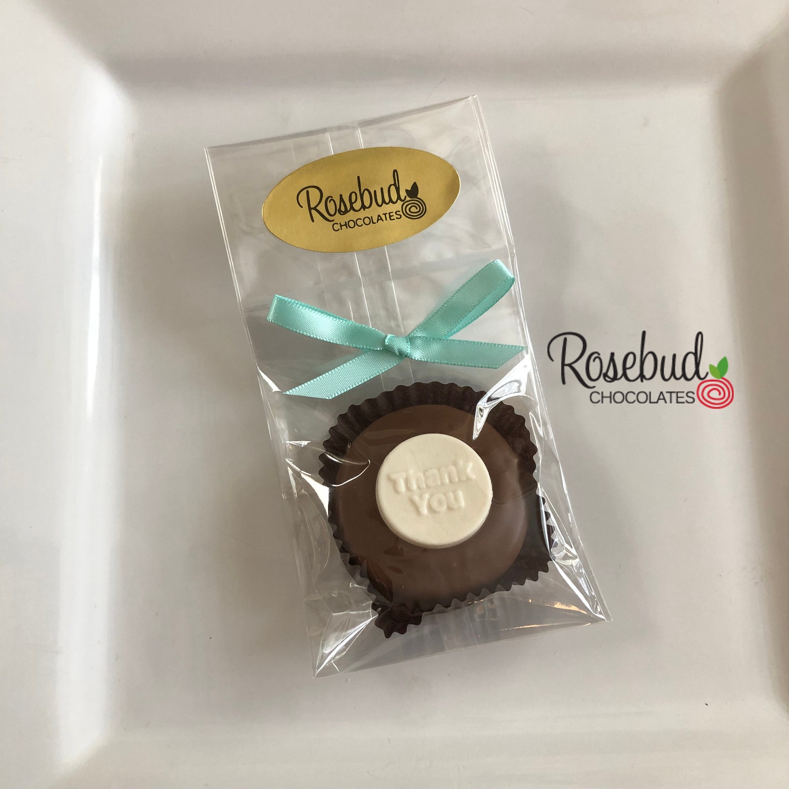 12 THANK YOU Chocolate Covered Oreo Cookie Party Candy Favors | Etsy