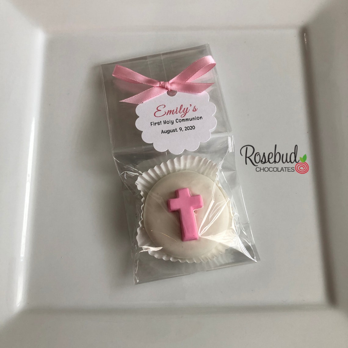 12 CROSS Chocolate Covered Oreo Cookie first Holy - Etsy