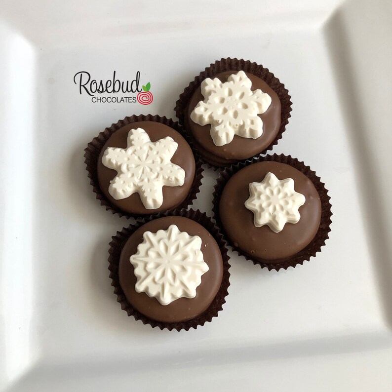 12 SNOWFLAKE Chocolate Covered Oreo Cookie Christmas Holiday - Etsy