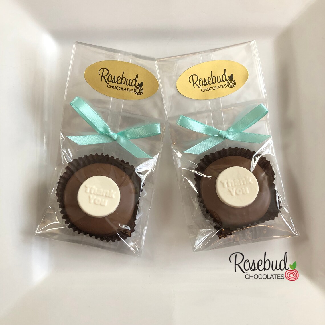 12 THANK YOU Chocolate Covered Oreo Cookie Party Candy Favors | Etsy