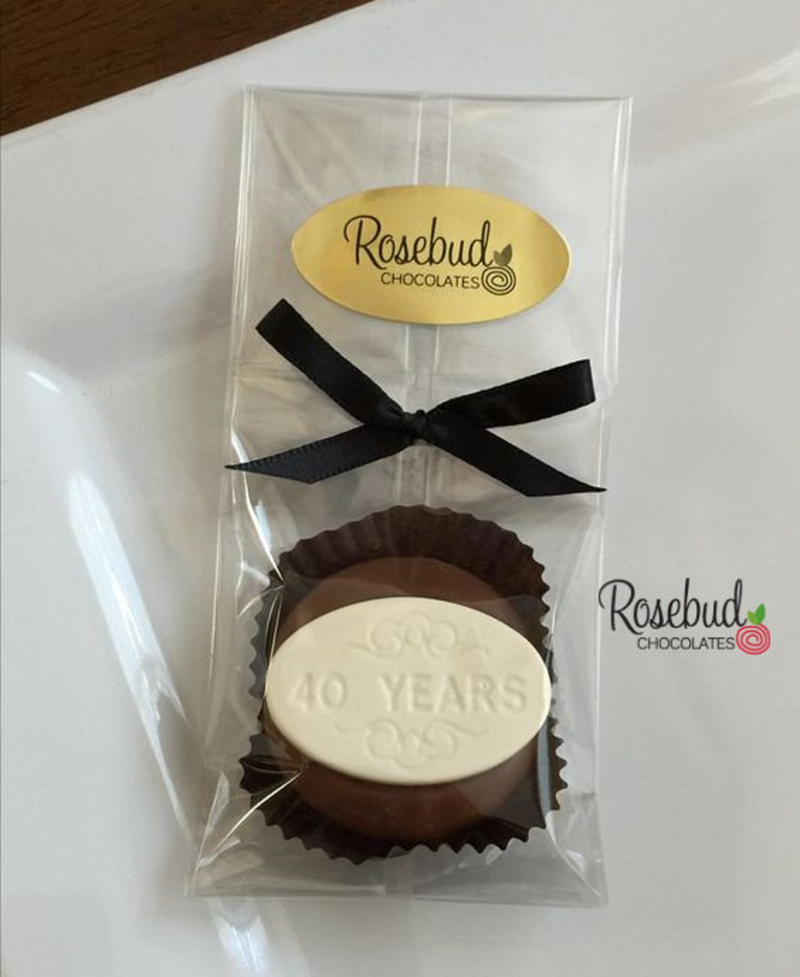 12 Chocolate Number 40 Years Oreo Cookie Favors | Etsy