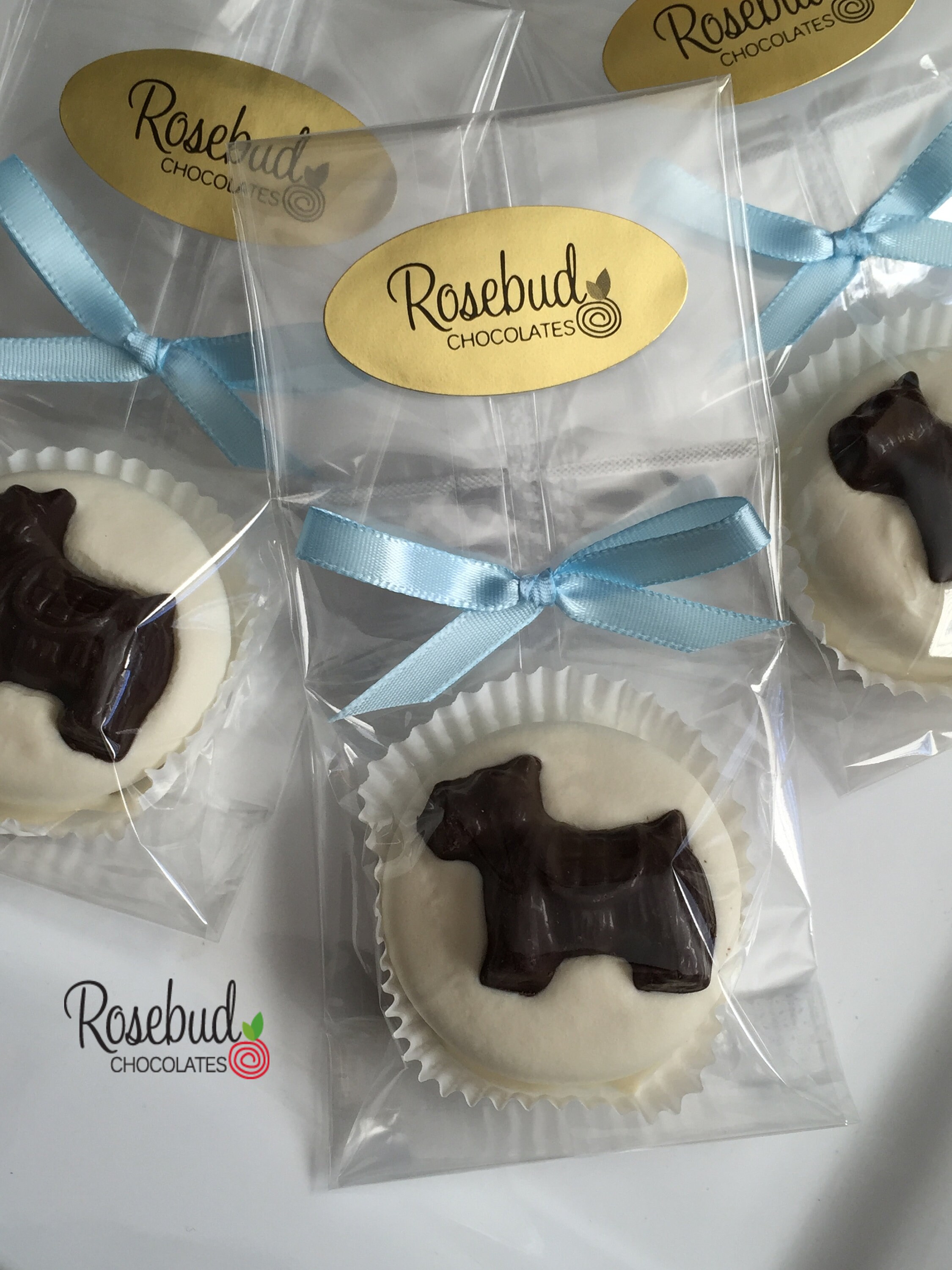 12 SCOTTISH TERRIER Chocolate Dog Oreo Cookie Favors Puppy | Etsy