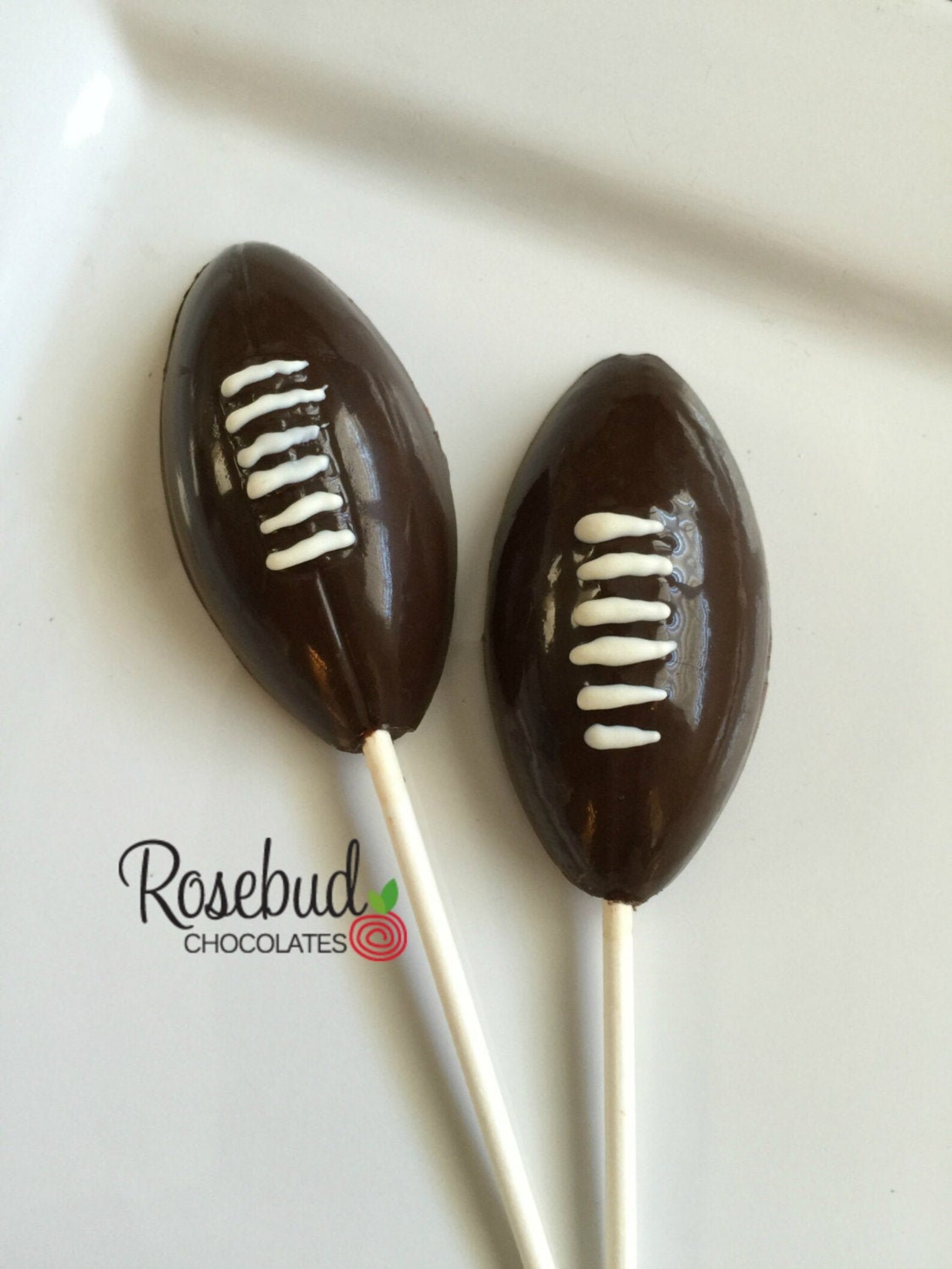 12 FOOTBALL Chocolate Lollipop Sports Birthday Party Candy | Etsy