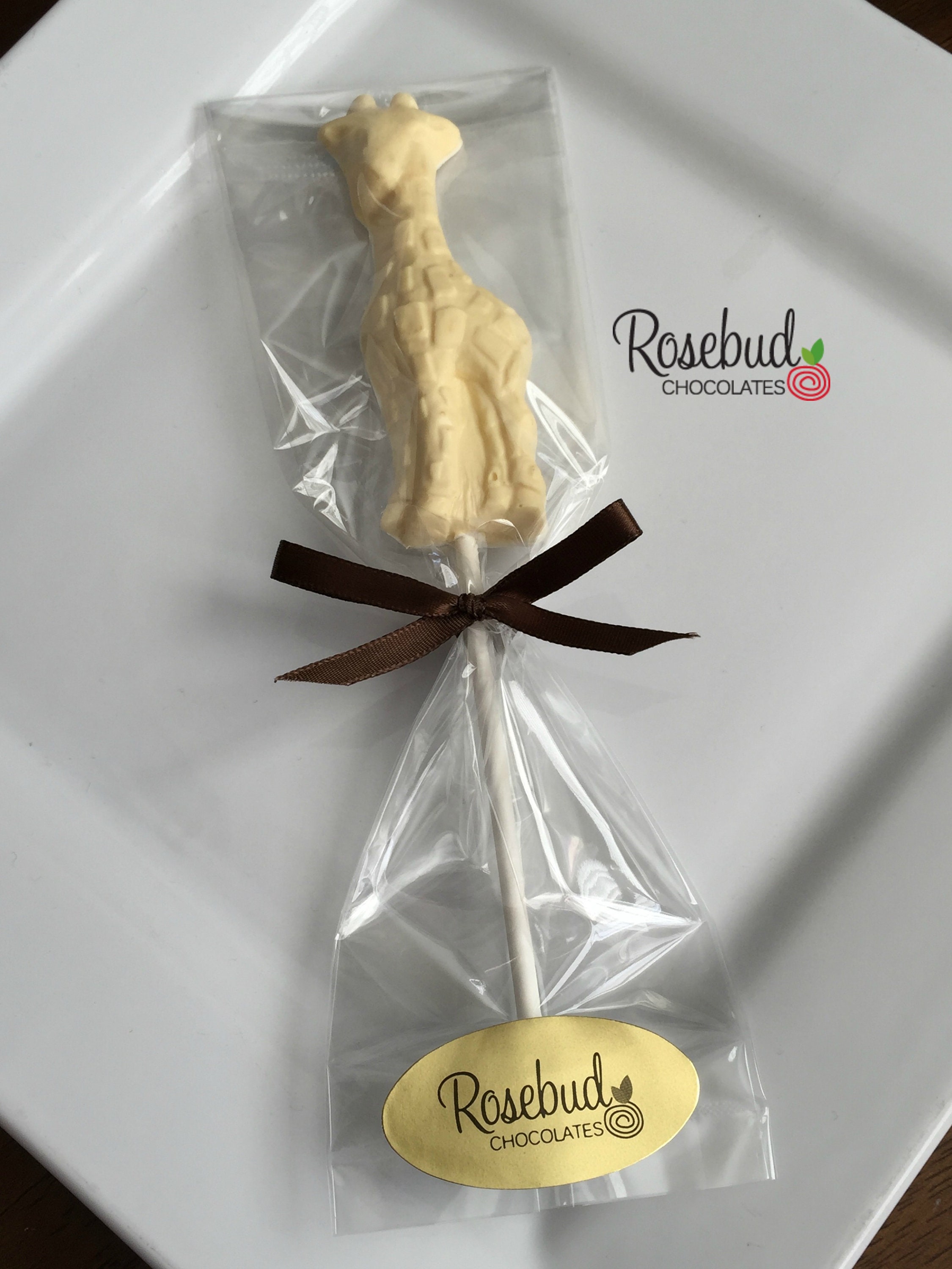 12 GIRAFFE Chocolate Lollipops Animal Jungle Birthday Party | Etsy