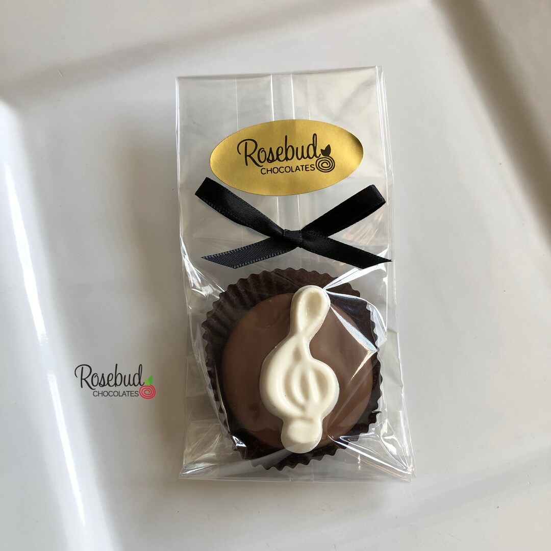 12 MUSIC NOTE Treble Clef Chocolate Covered Oreo Cookie Favors Candy ...