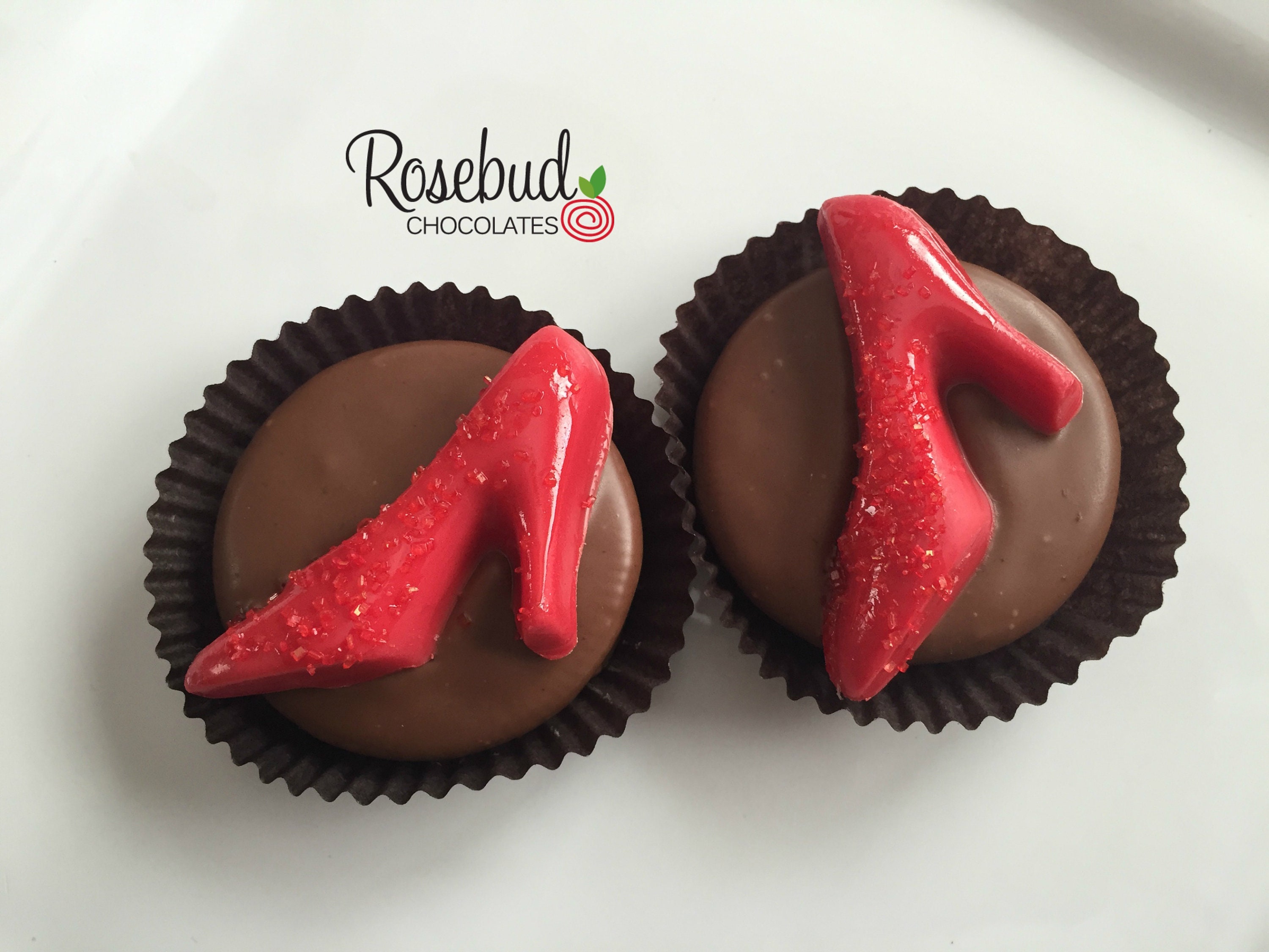 12 RED RUBY SLIPPERS Chocolate Covered Oreo Cookies Wizard of - Etsy