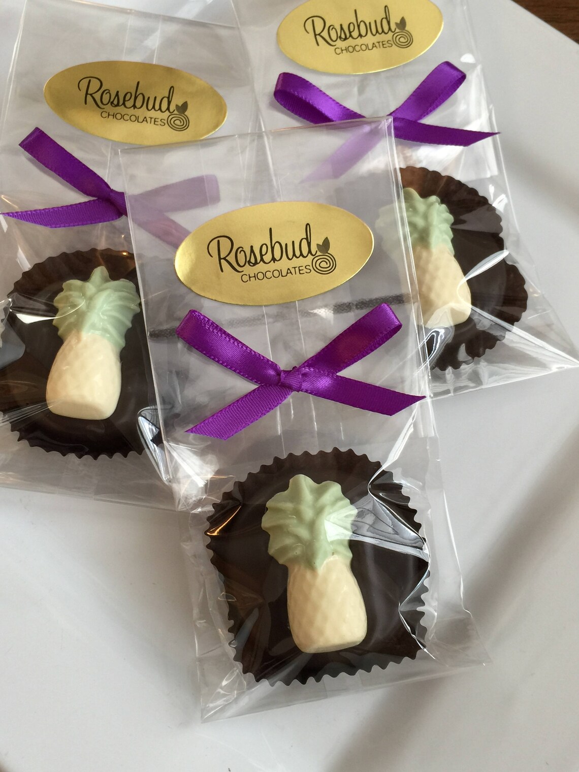 12 PINEAPPLE Chocolate Covered Oreo Cookie Favors Beach - Etsy