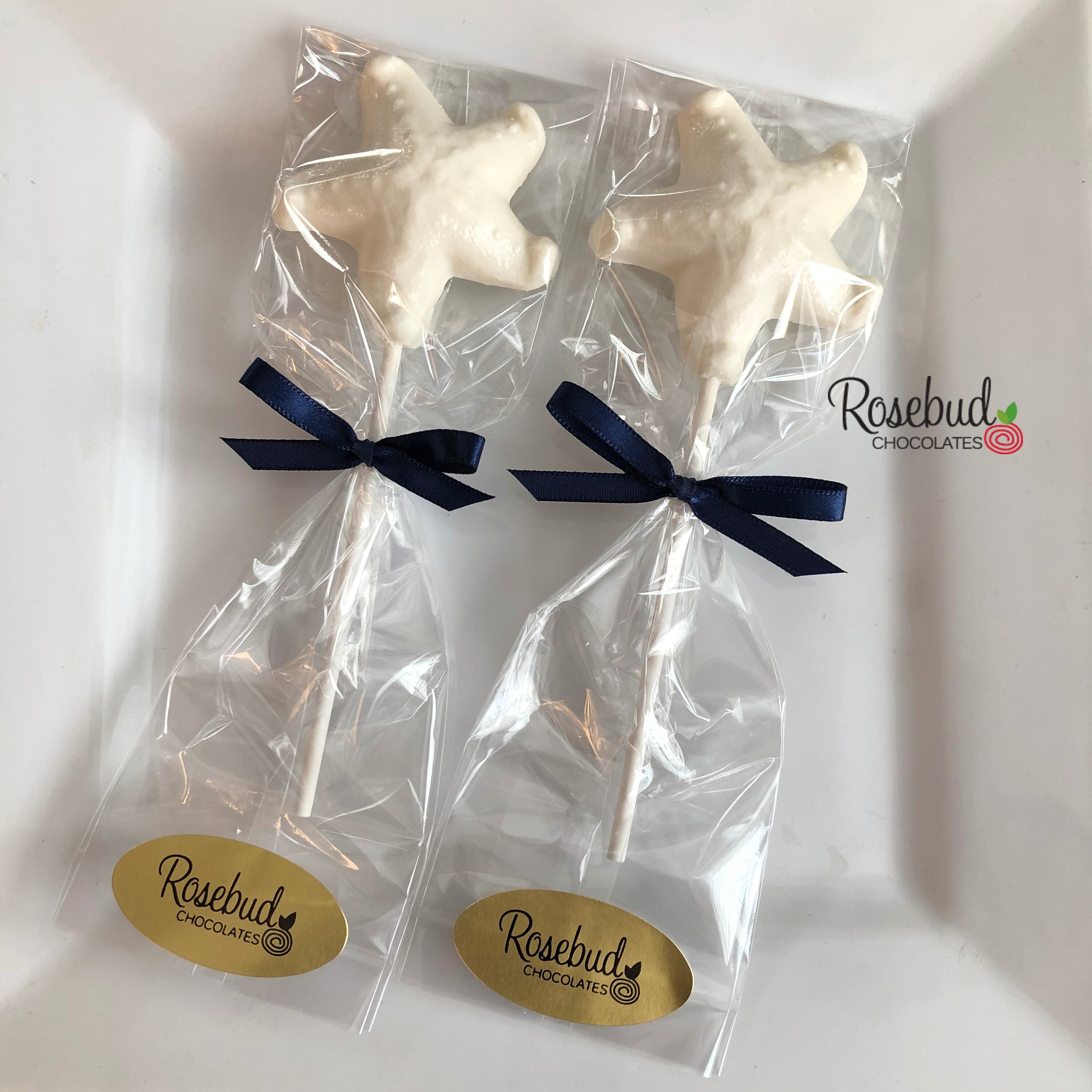 12 STARFISH Chocolate Lollipops Beach Nautical Luau Wedding | Etsy