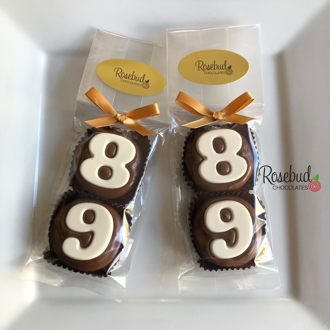 8 Sets #89 Chocolate Covered Oreo Cookie Candy Party Favors Number 89th ...