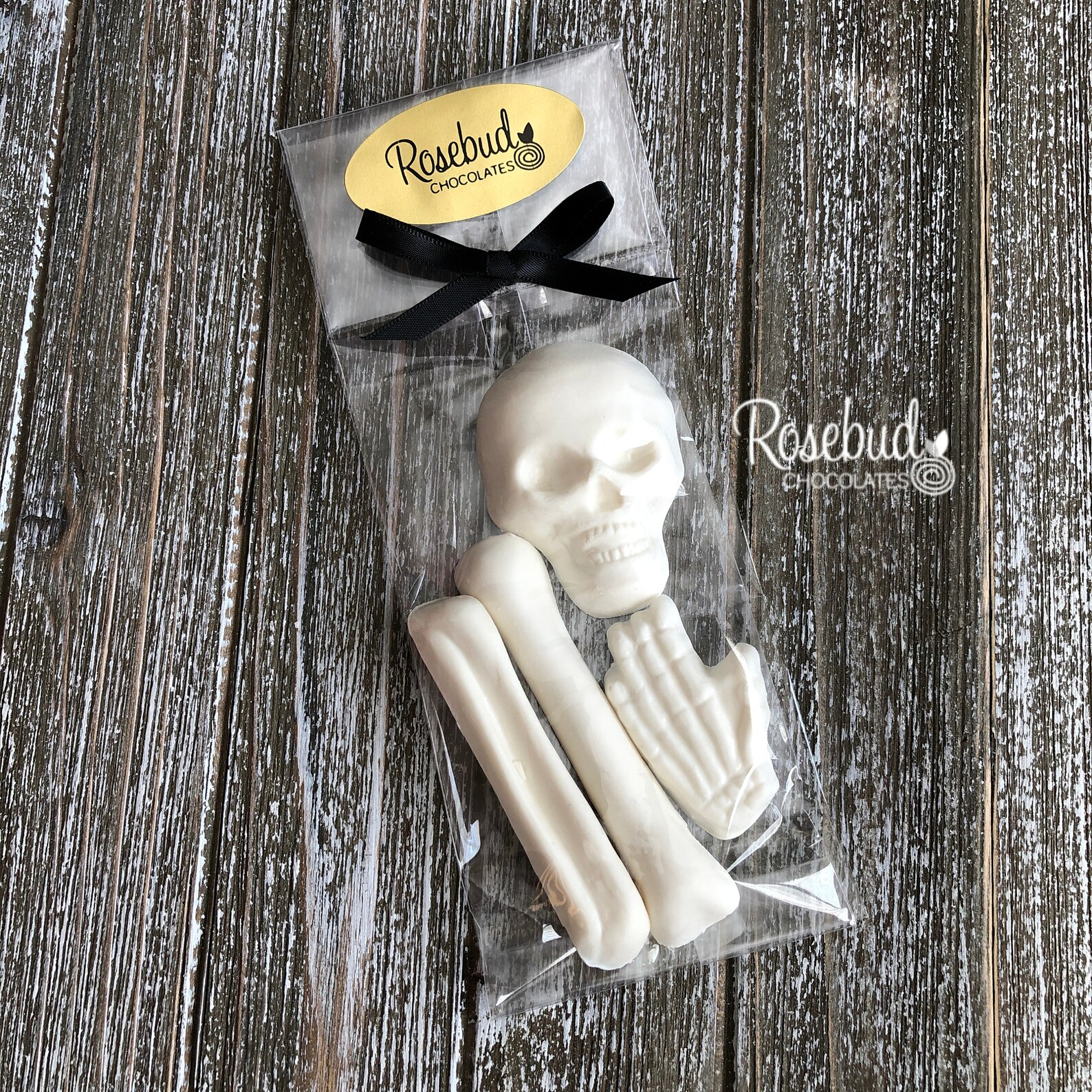 8 BAG of BONES Chocolate Skeleton Candy Party Favors Halloween - Etsy