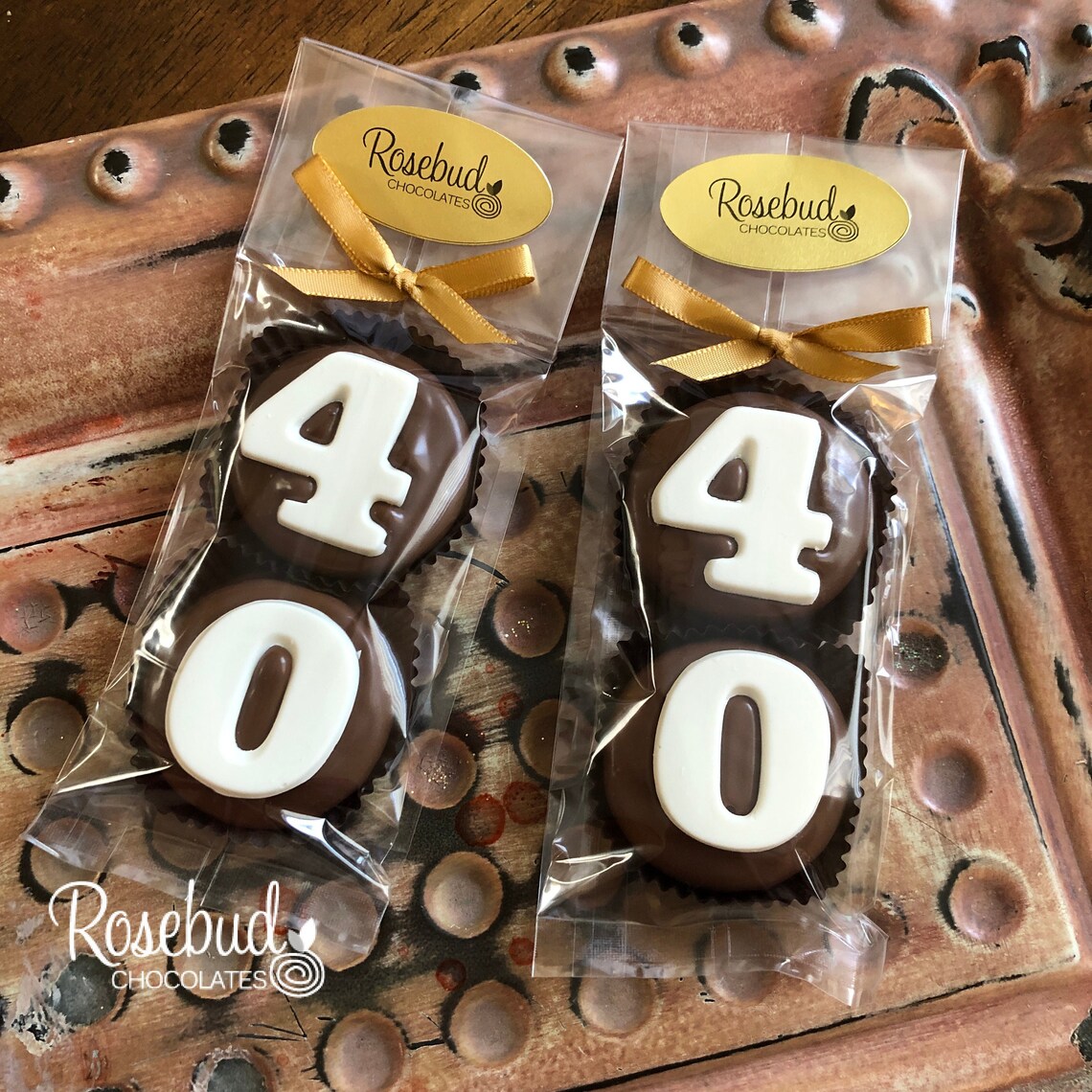 8 Sets 40 Chocolate Covered Oreo Cookie Candy Party Favors - Etsy