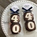 8 SETS Cheers TO 40 Years LABEL 40 Chocolate Covered Oreo Cookies 40th ...