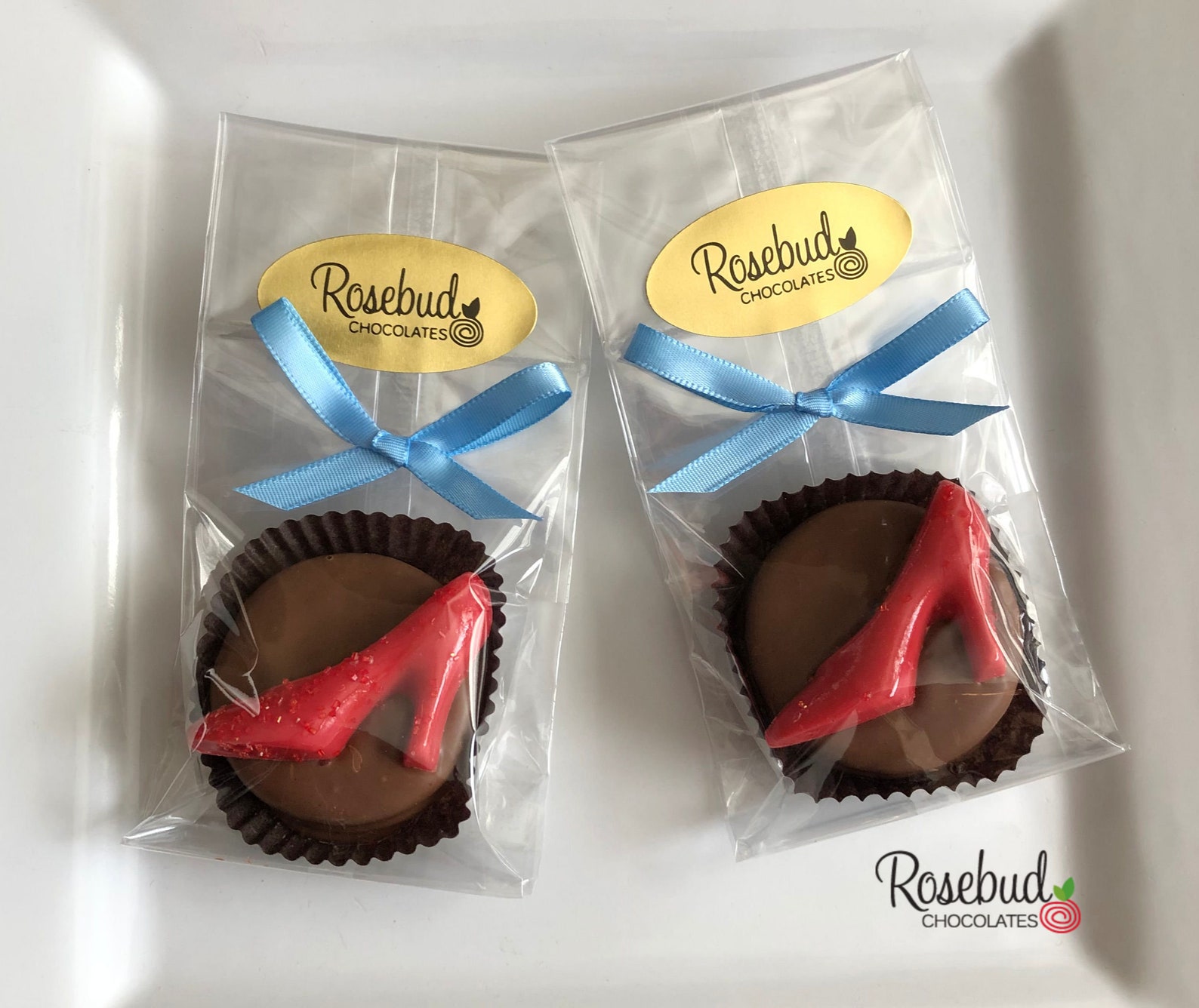 12 RED RUBY SLIPPERS Chocolate Covered Oreo Cookies Wizard of Oz ...