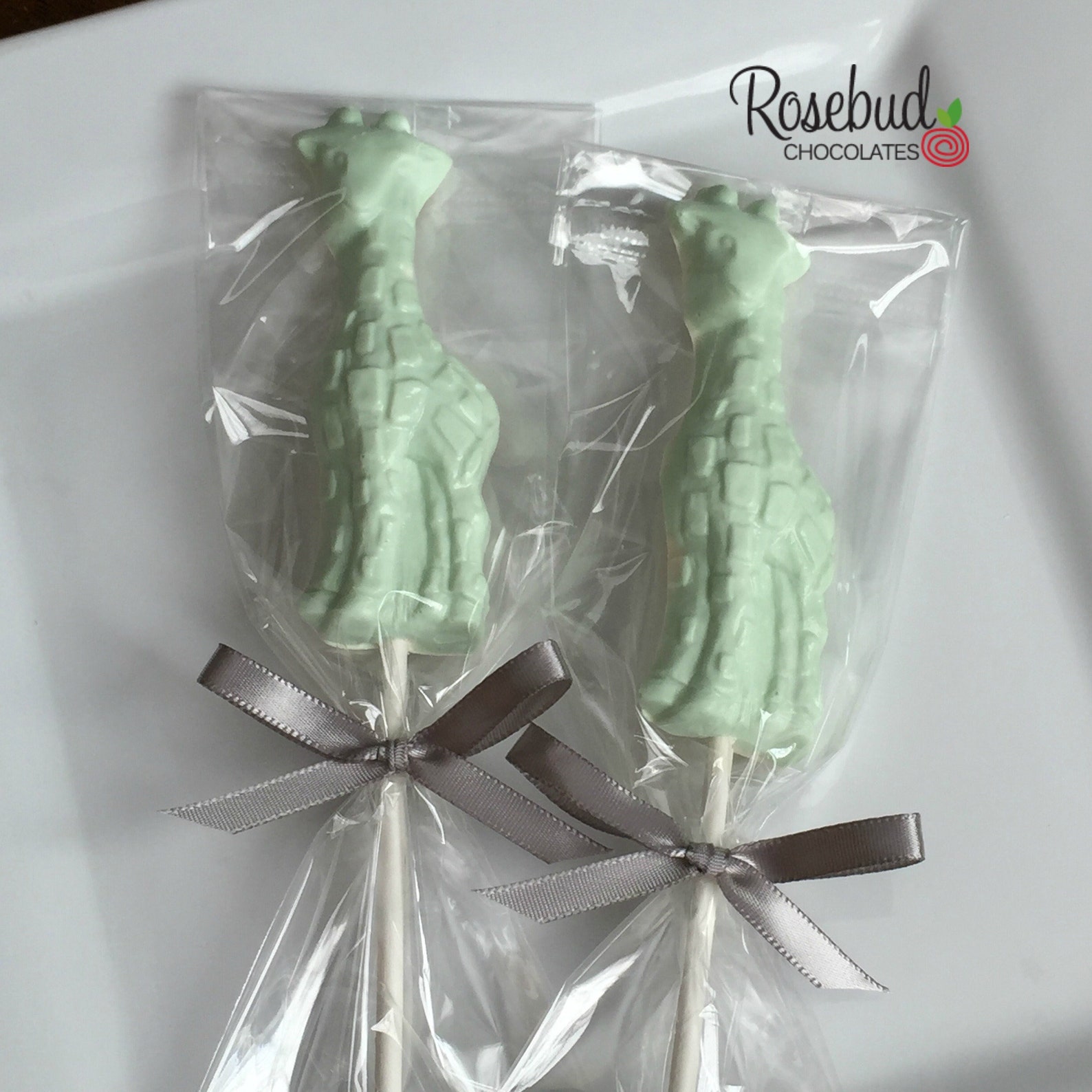 12 GIRAFFE Chocolate Lollipops Animal Jungle Birthday Party | Etsy