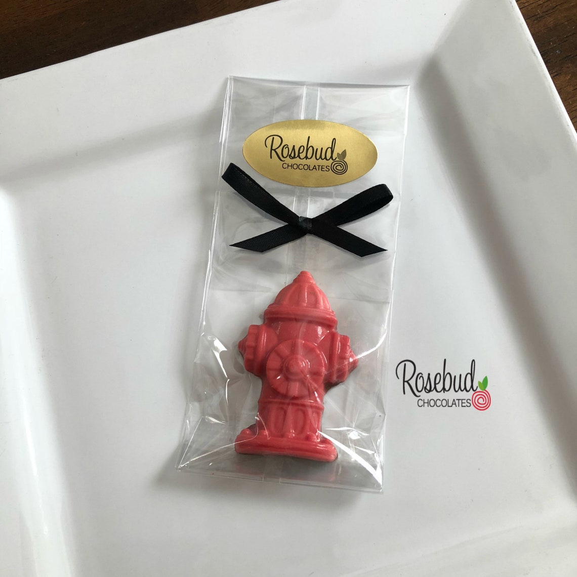 12 FIRE HYDRANT Chocolate Candy Party Favors Fire Dept Theme Birthday ...