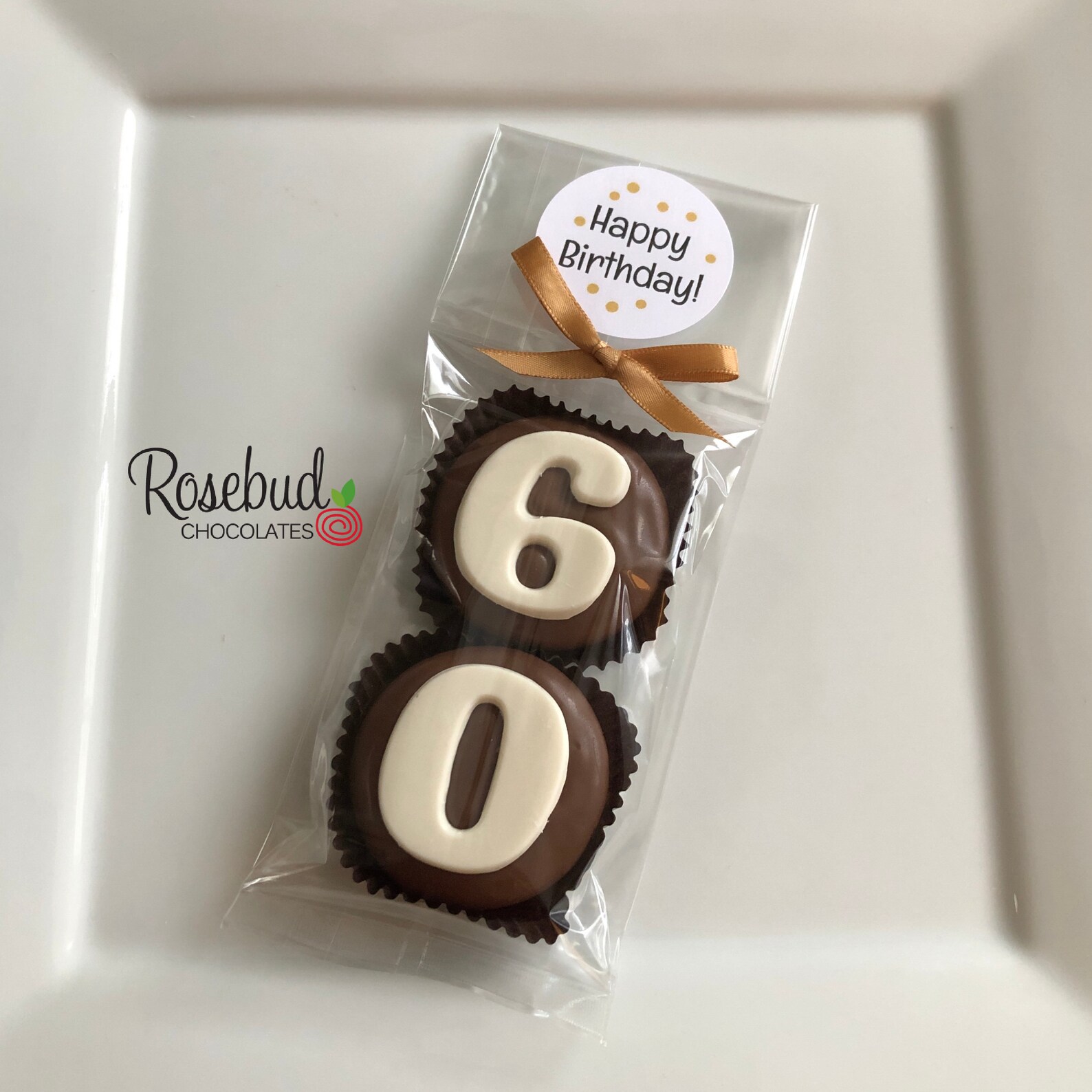 8 Sets 60 Chocolate Covered Oreo Cookies 60th HAPPY BIRTHDAY - Etsy