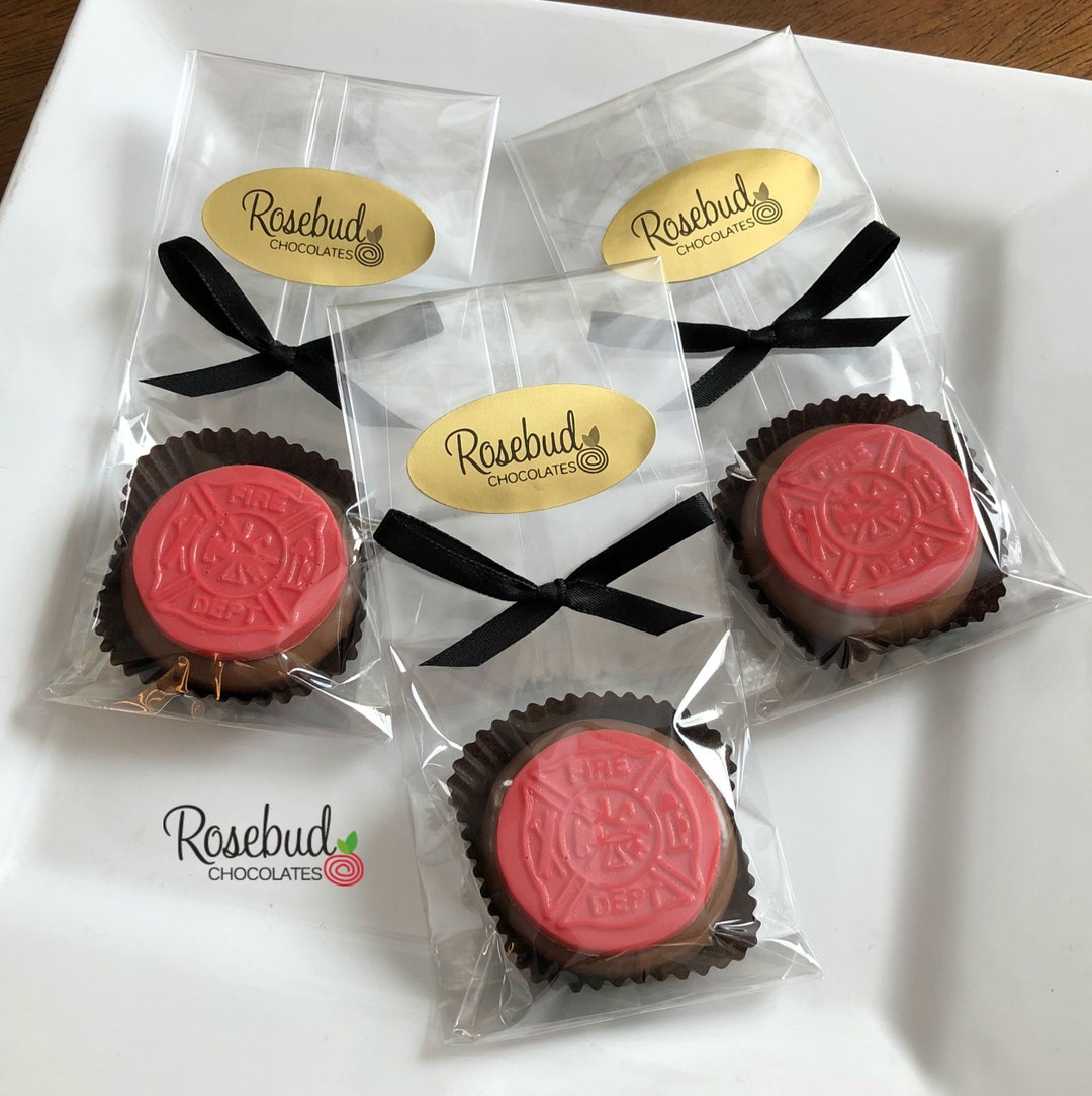 Fire Department Chocolate Covered Oreo Favors: Fireman Party (12) - Etsy