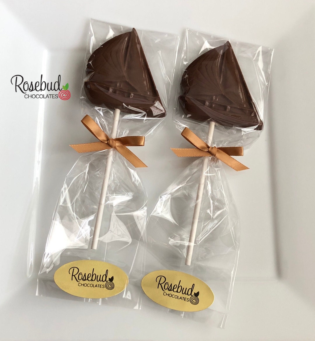 12 SAILBOAT Chocolate Lollipops Nautical Birthday Party Candy Favors ...