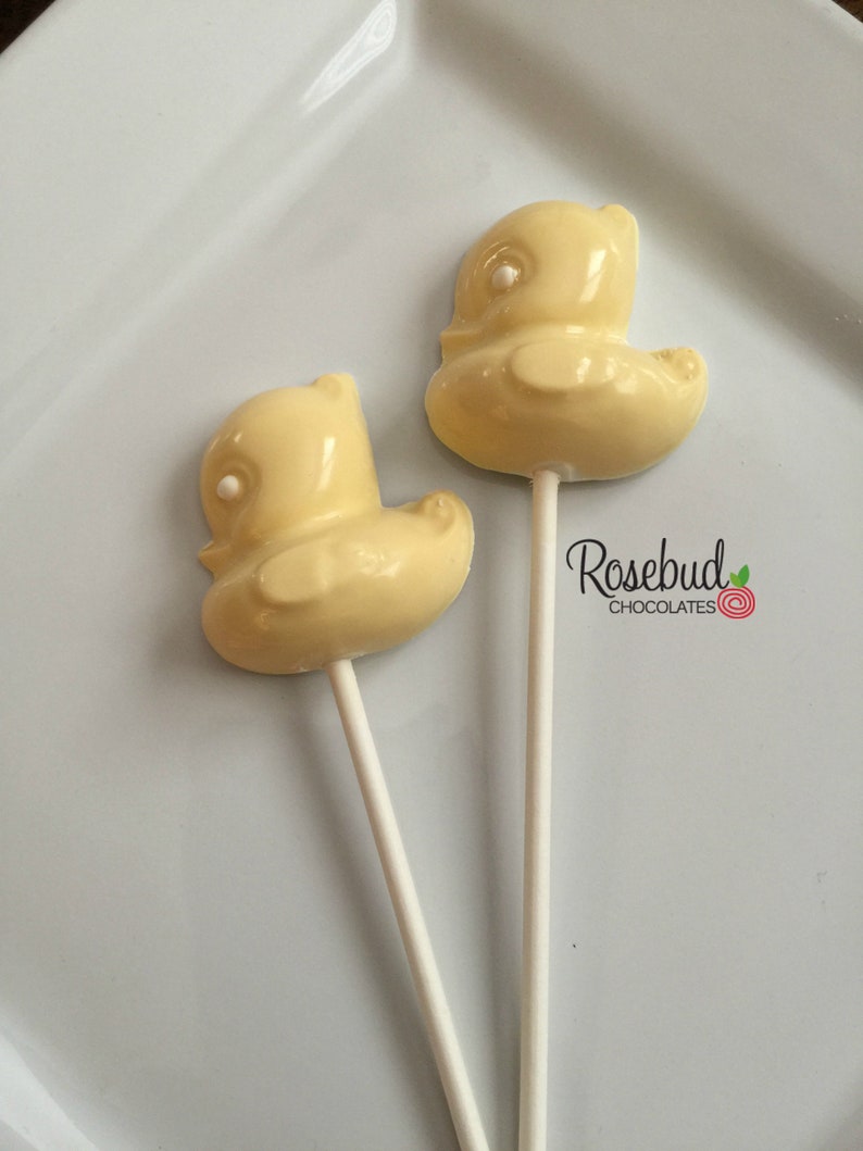 12 DUCK Chocolate Lollipops Ducky Ducks Baby Shower Party - Etsy