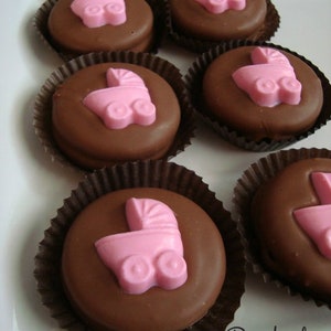 12 BUGGY Chocolate Covered Oreo Cookie Favors Baby Shower Candy Party ...