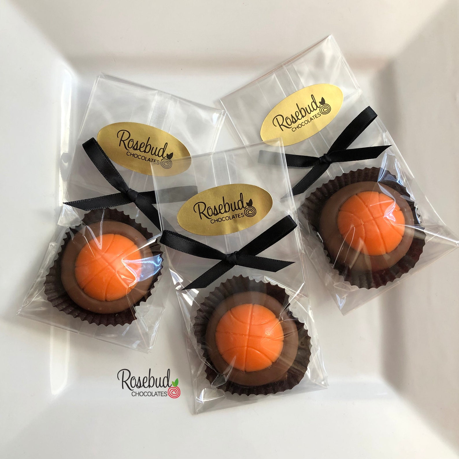 12 BASKETBALL Chocolate Covered Oreo Cookie Favors Team Candy Treats ...