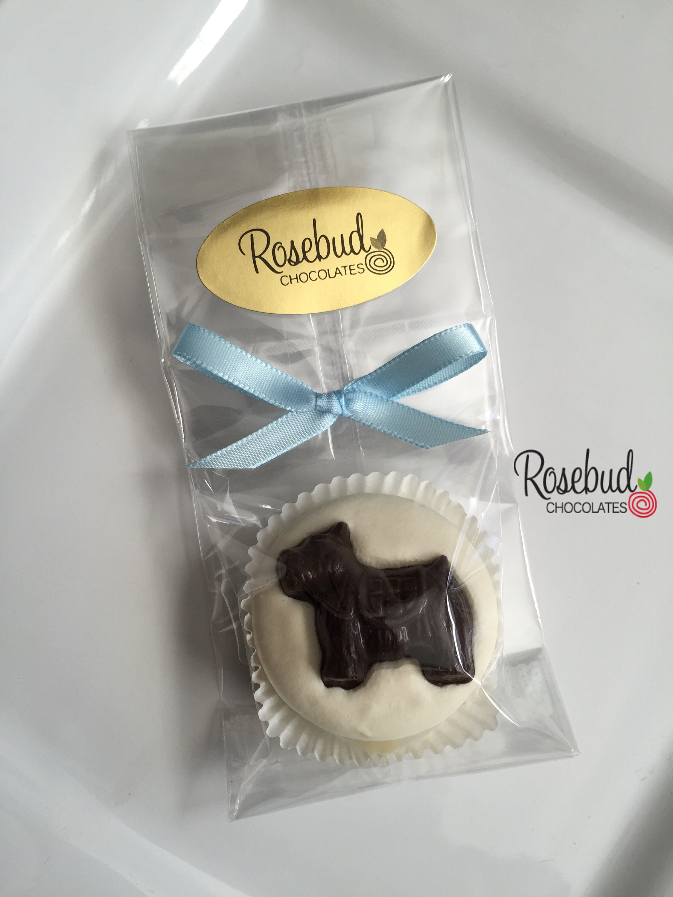 12 SCOTTISH TERRIER Chocolate Dog Oreo Cookie Favors Puppy | Etsy