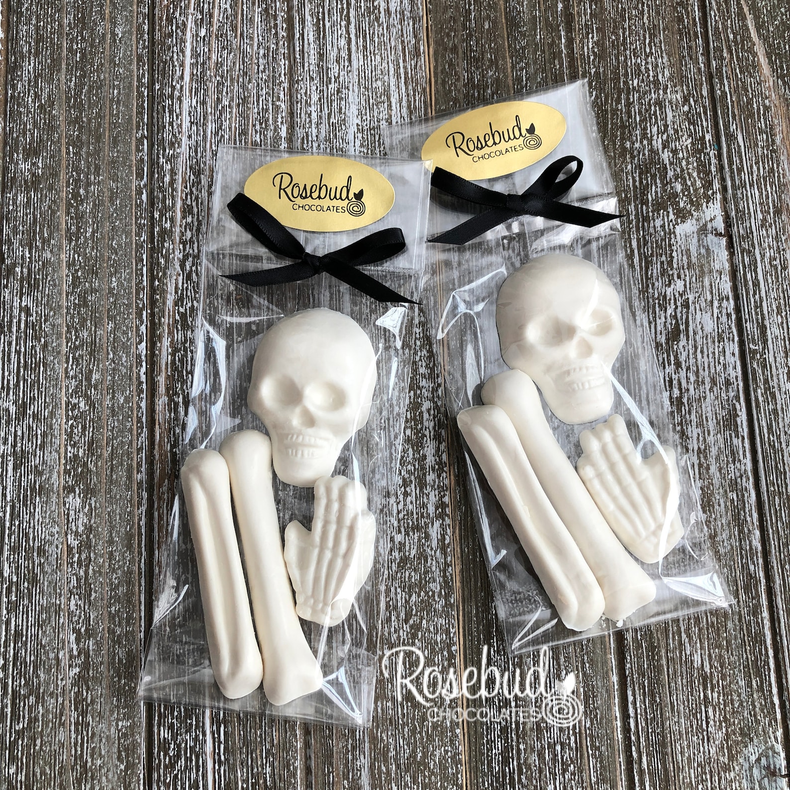 8 BAG of BONES Chocolate Skeleton Candy Party Favors Halloween - Etsy