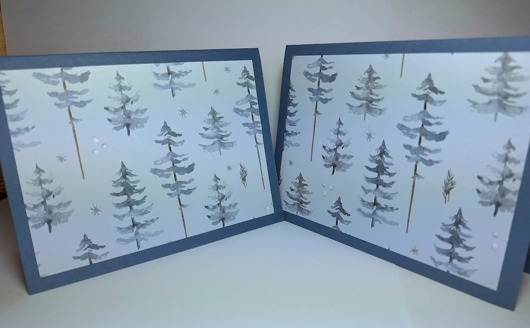 Winter Cards 10-card Set Winter Greetings Cards / Wintery - Etsy