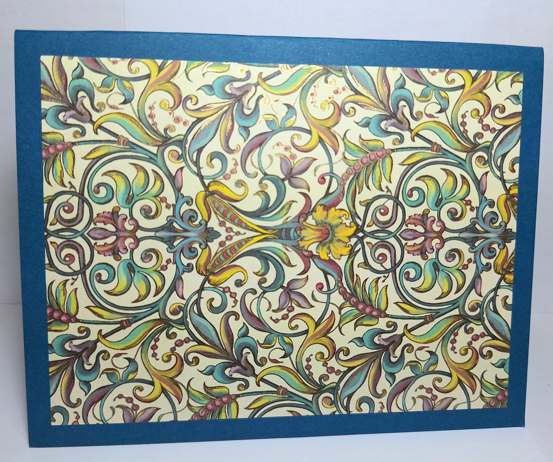 Italian Florentine Scrolls & Vines Cards Elegant All Occasion Cards ...