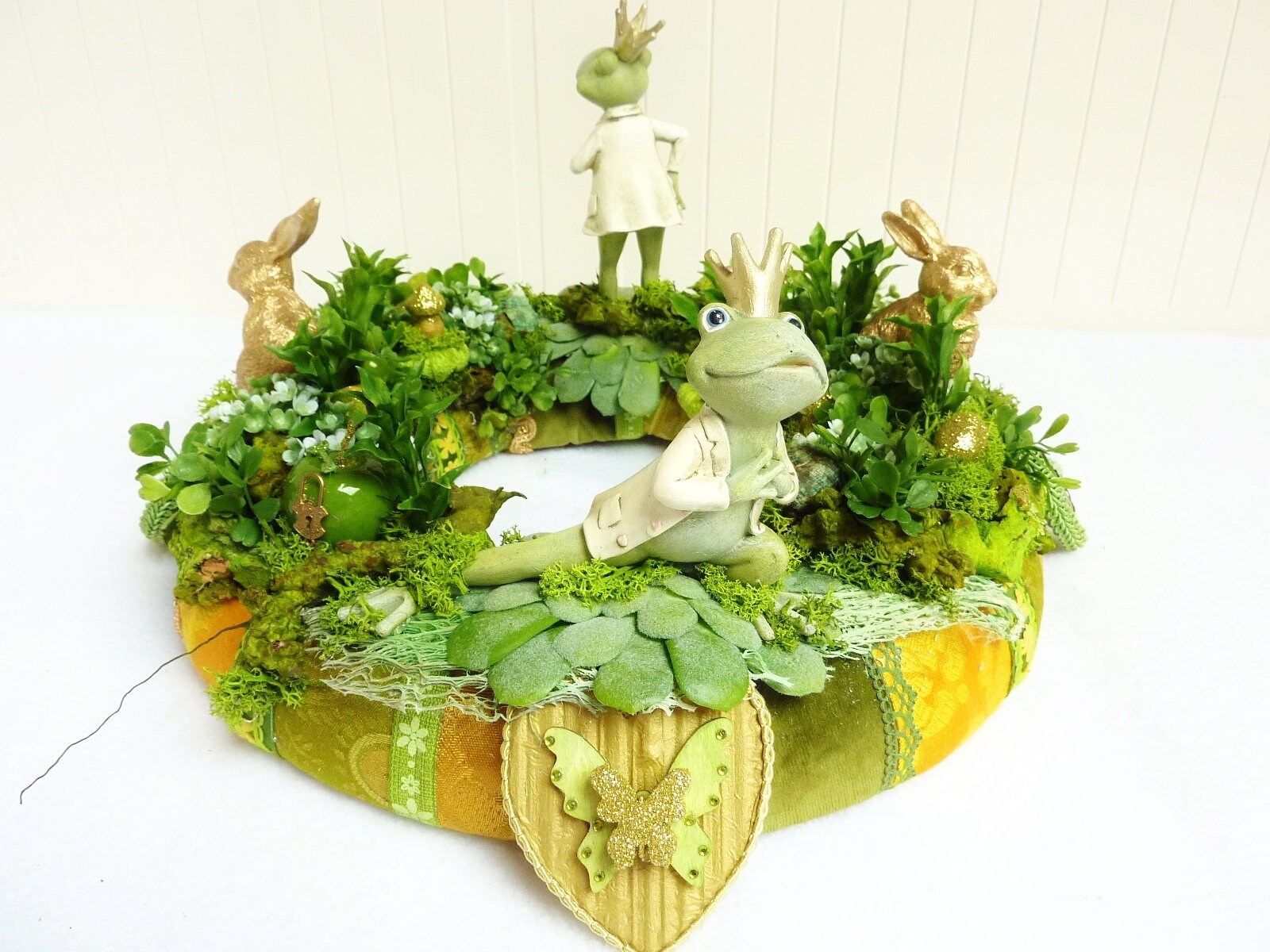 Spring Wreath Summer Wreath Table Wreath Easter Centerpiece Mothers's ...