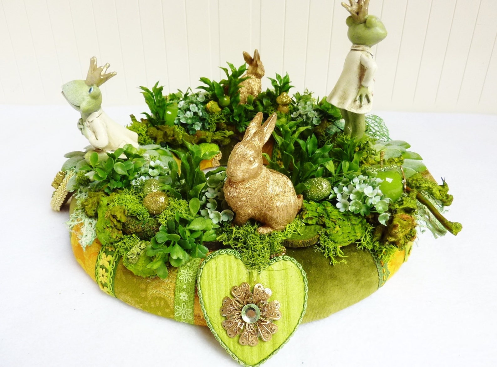 Spring Wreath Summer Wreath Table Wreath Easter Centerpiece Mothers's ...