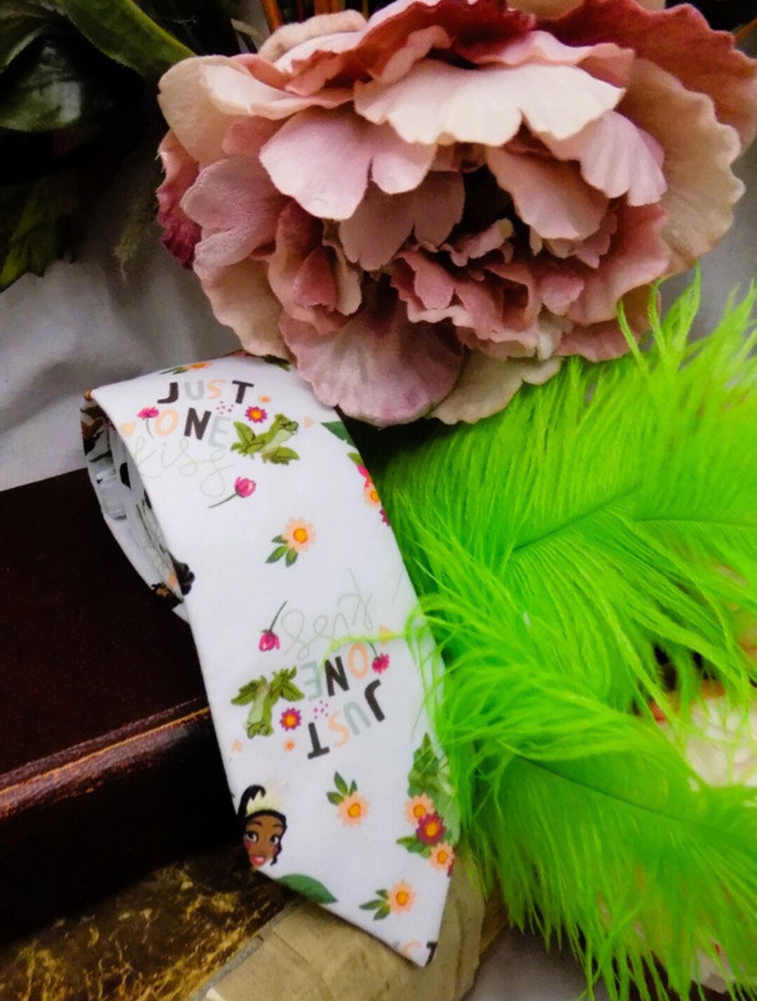 Necktie by Madd Aynts Tiana Just One Kiss by Faithlyn Melvage - Etsy