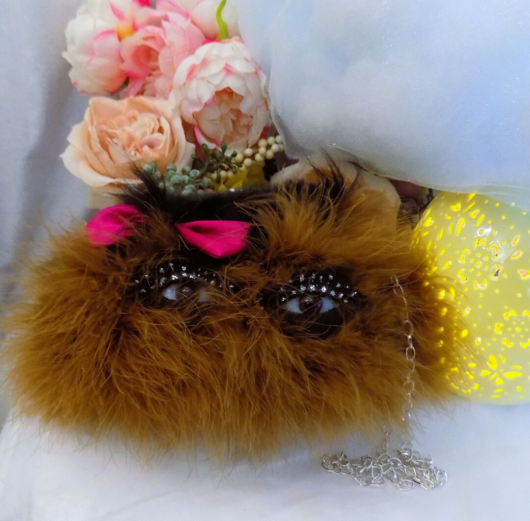 Feather Furry Hair Purse: Little Monsters Coco Bag by Faithlyn Melage ...