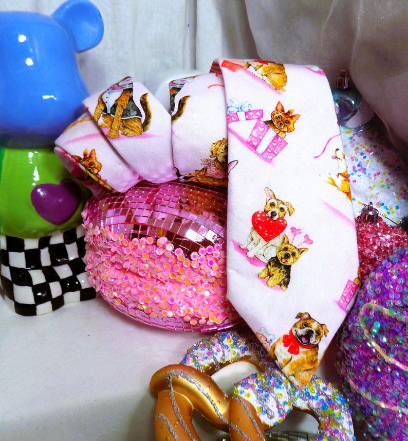 Necktie: Puppy Lover Ties Pity Party by Faithlyn Melvage From the Madd ...